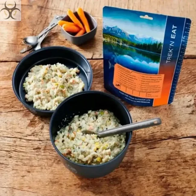 Pollo con crema de verduras y arroz Trek'n Eat PS1000+ - Leonatus